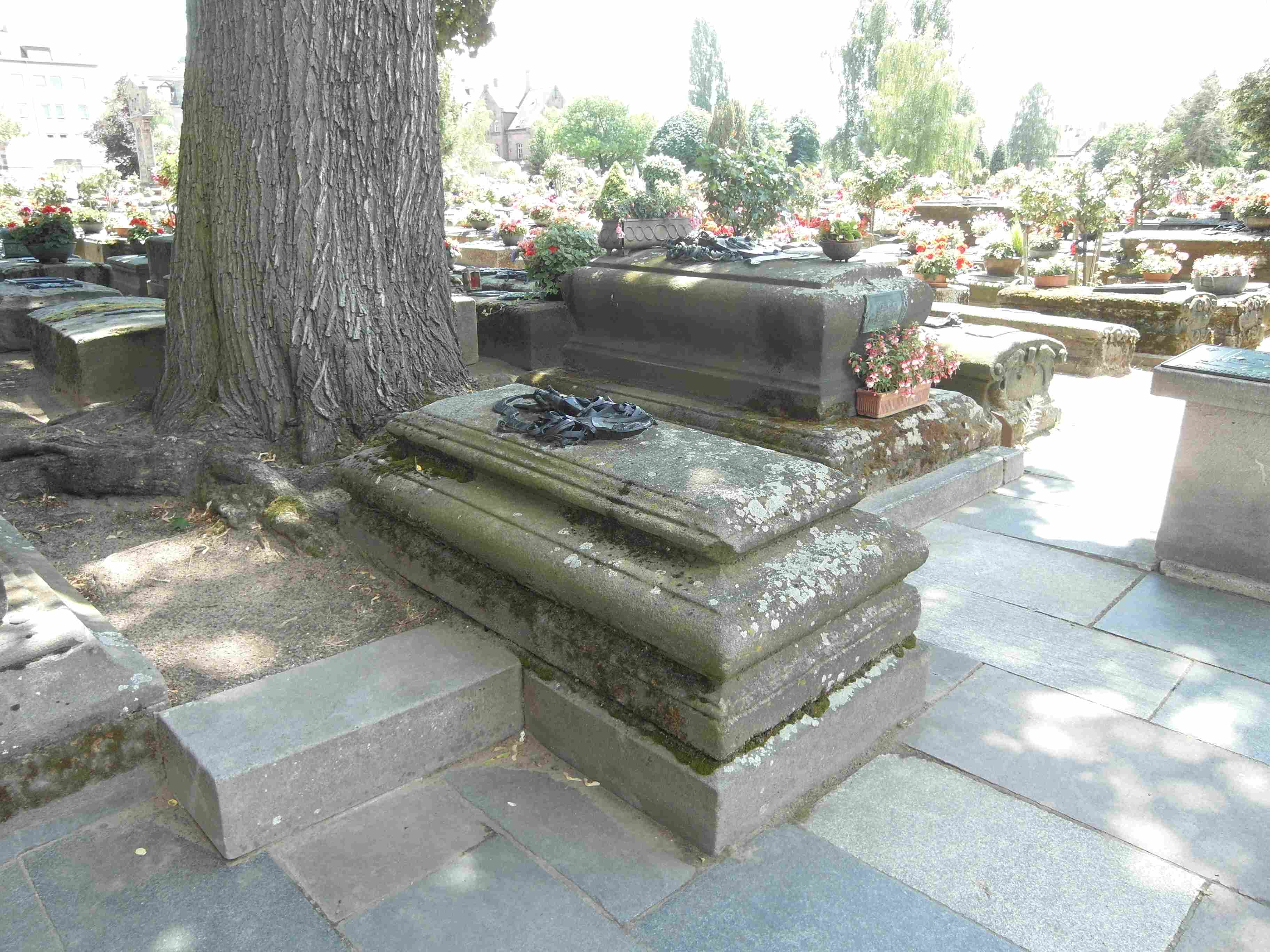 Grabsteine: Grabstätte Paul Wolfgang Merkel Johannisfriedhof Nürnberg ...